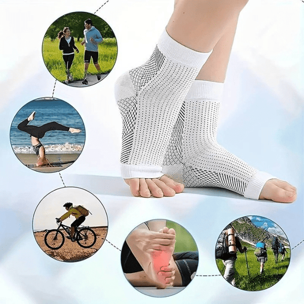 Chaussettes de Compression Anti-Douleur Renforcées – MamieCadeau